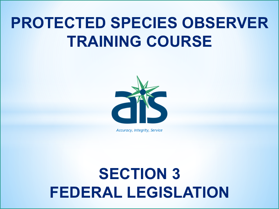 PSO Training Section 1 – A.I.S., Inc. Training